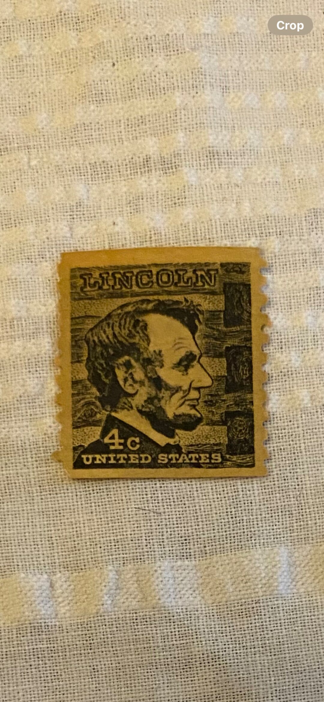 Rare Antique Abraham Lincoln 4 Cent Stamp - Etsy
