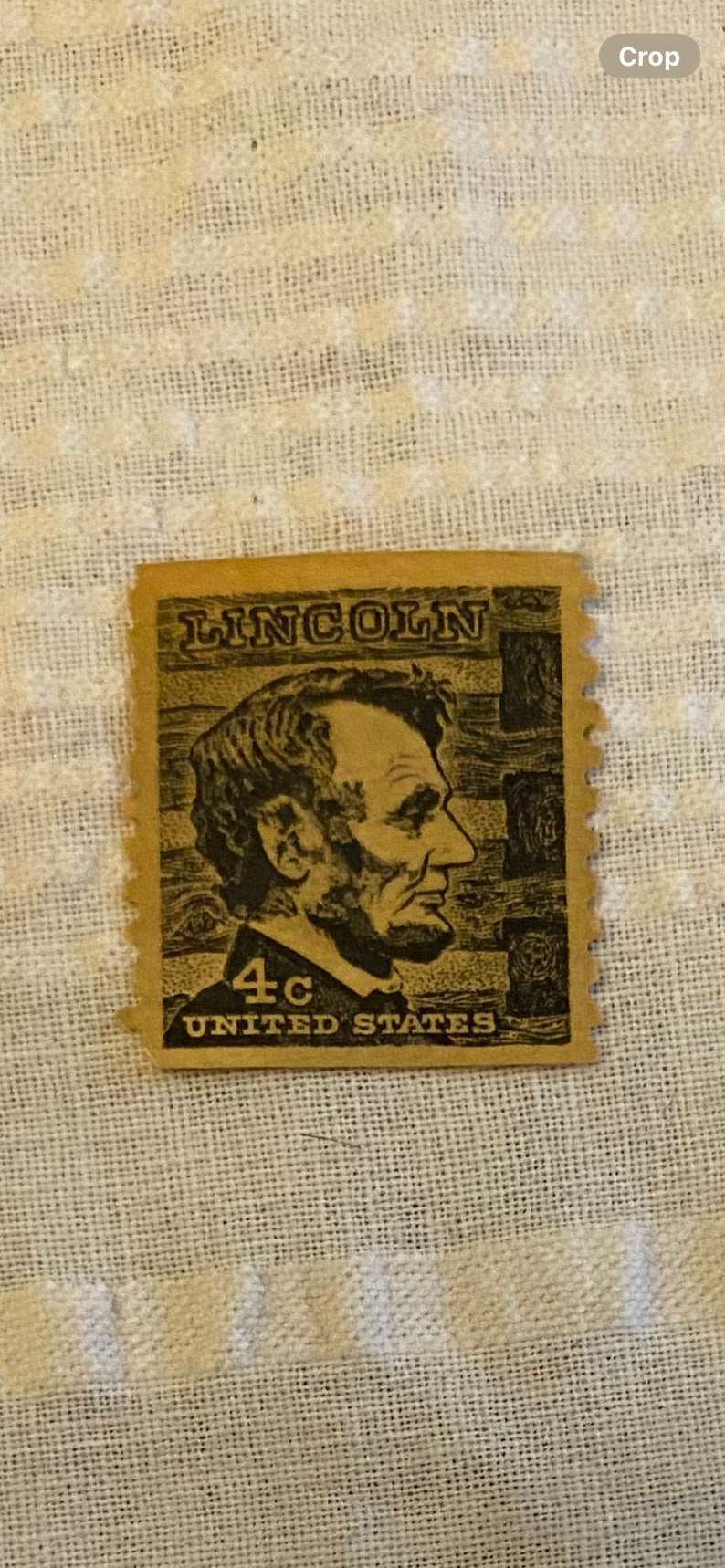 Rare Antique Abraham Lincoln 4 Cent Stamp - Etsy