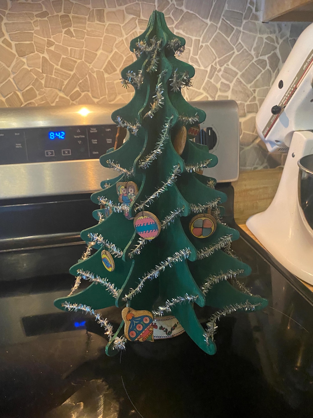 Vintage Tabletop Christmas Tree - Etsy