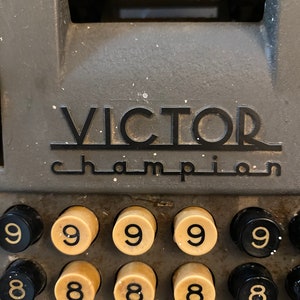 Vintage Victor Adding Machine - Etsy