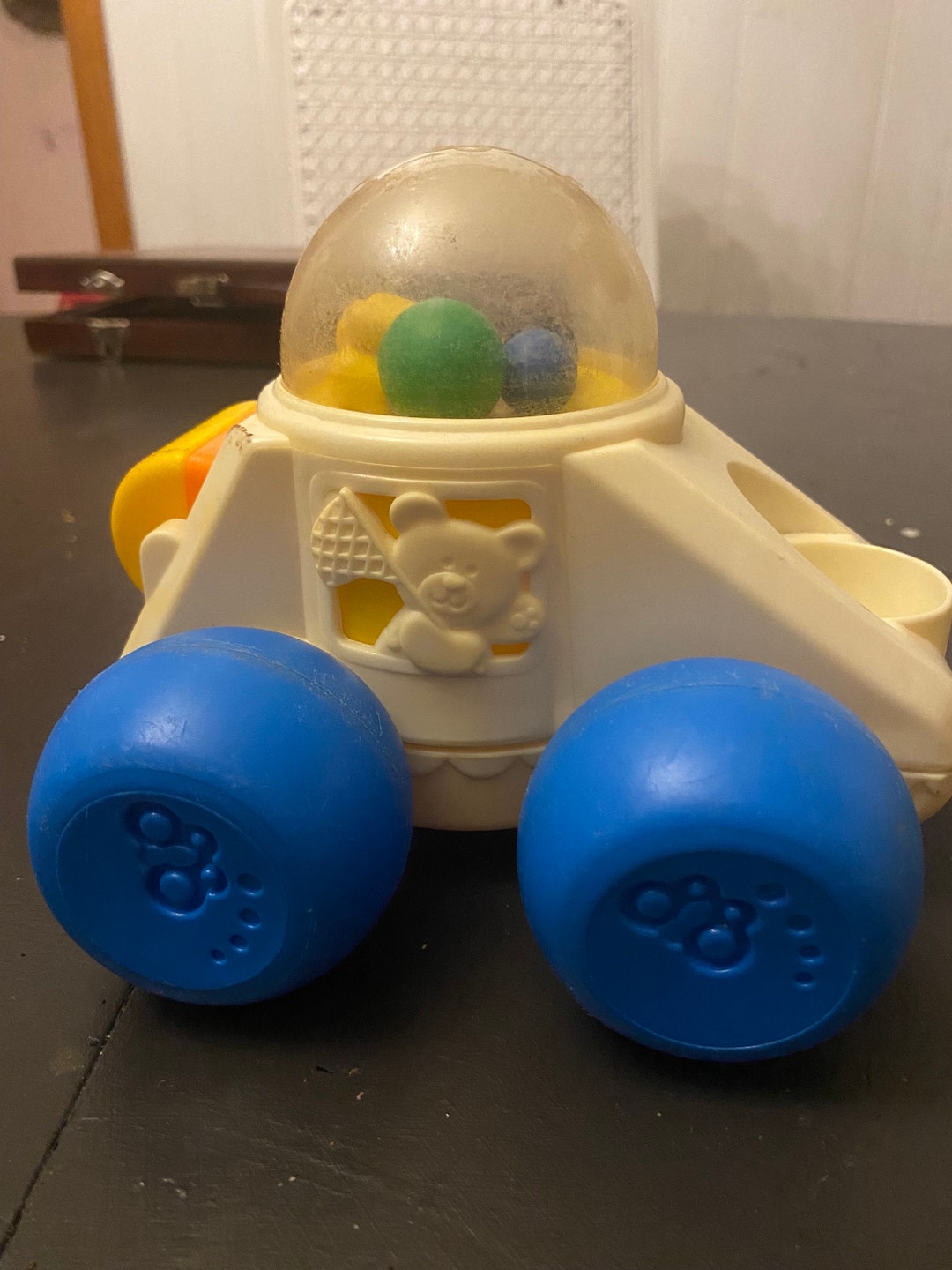 Vintage Fisher Price Poppity Pop Car - Etsy