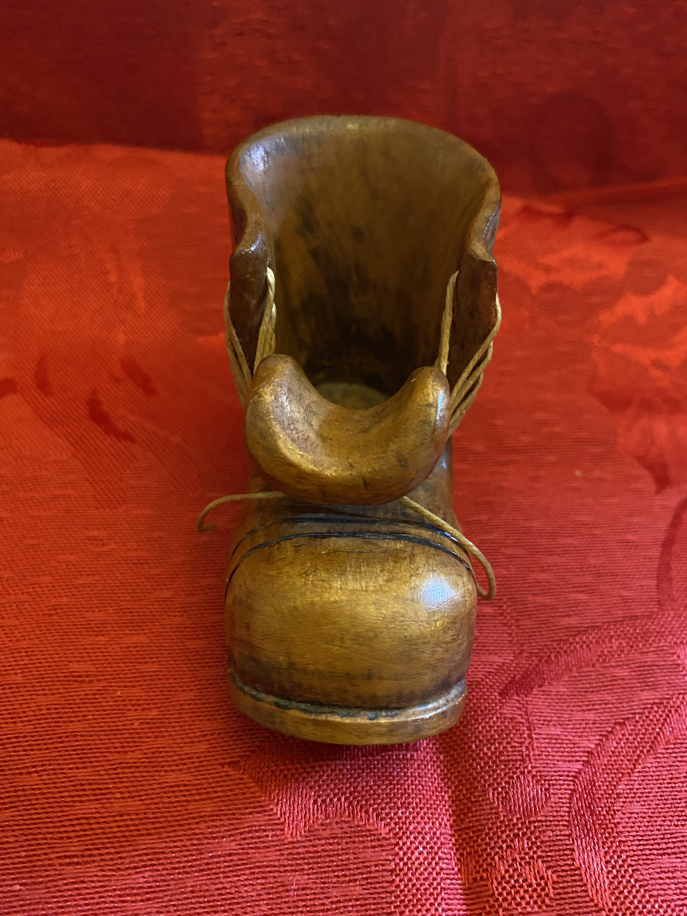 American Folk Art Carving Boot Sculpture - Etsy