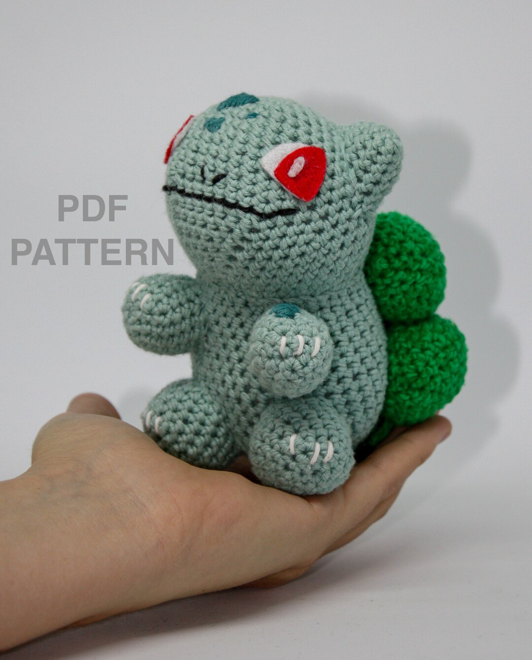 Crochet Pattern of Bulbasaur From pokémon amigurumi PDF Pattern - Etsy