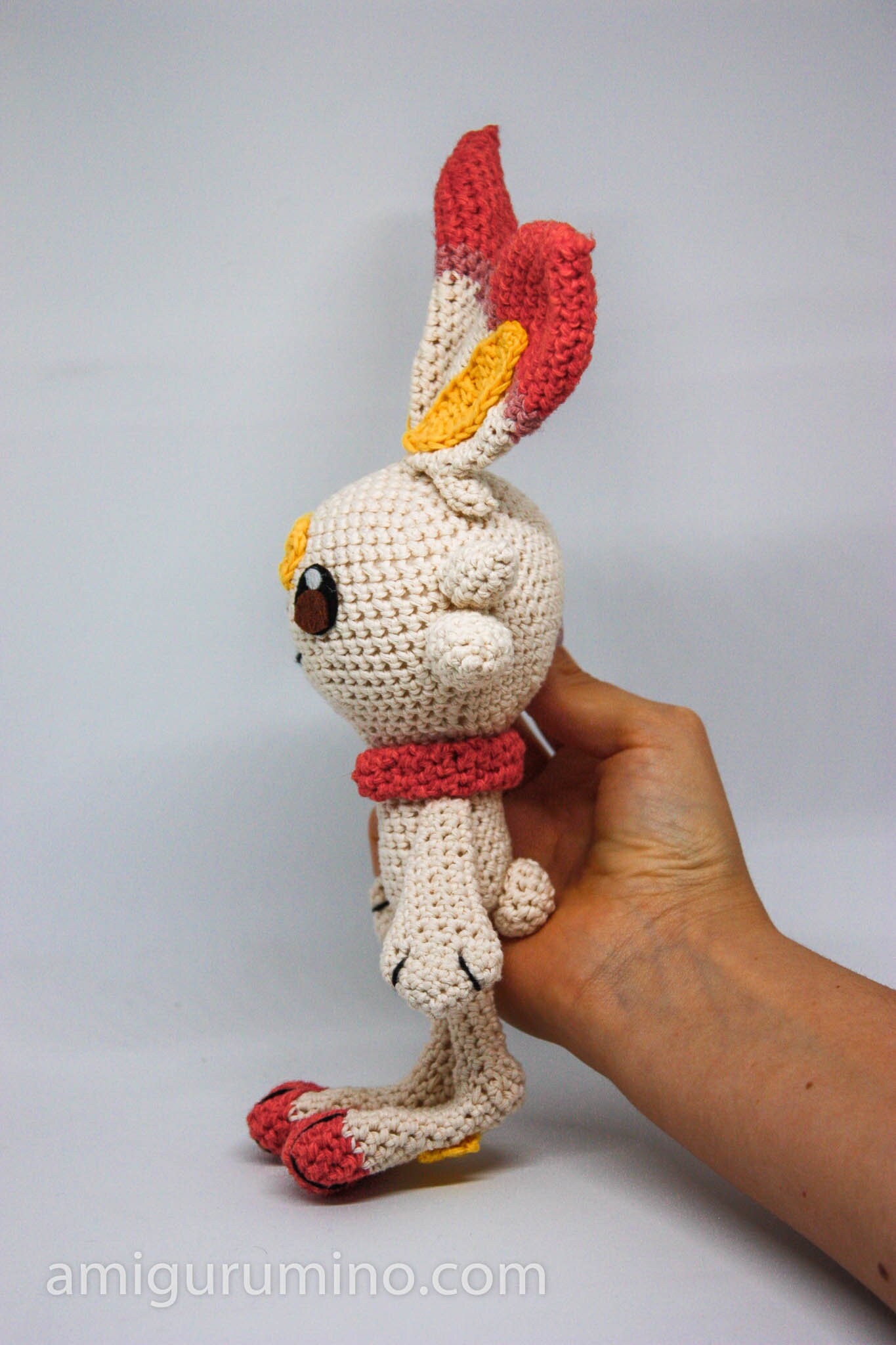 Crochet Pattern of Scorbunny From pokémon - Etsy