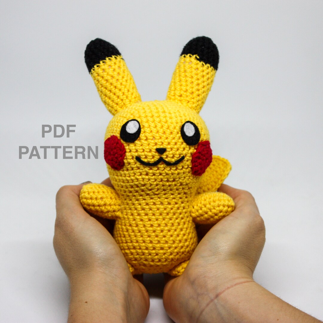 Crochet Pattern of Pikachu From pokemon amigurumi - Etsy