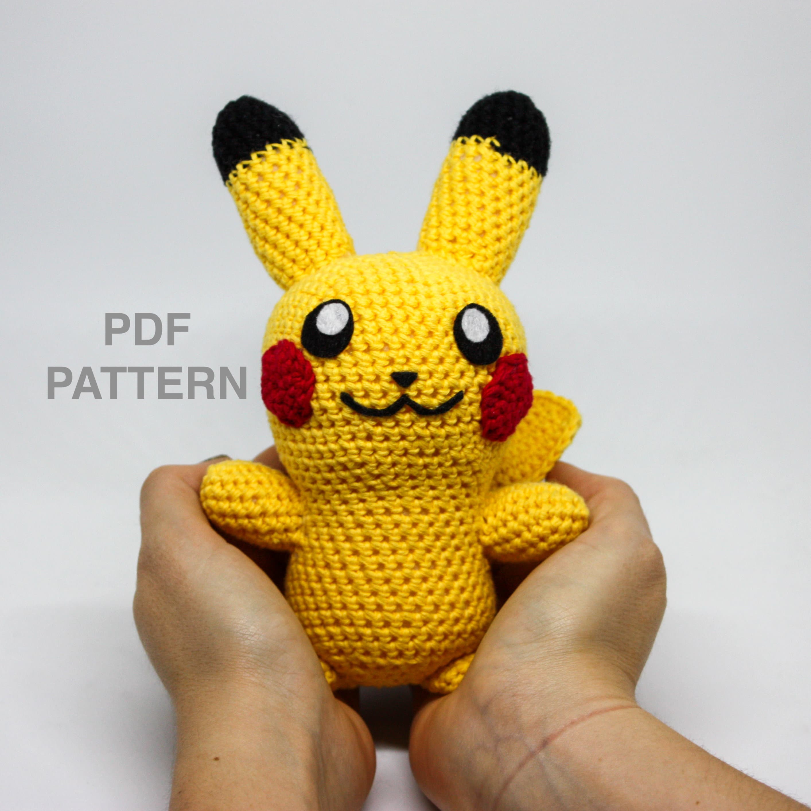 Crochet pattern of Pikachu from pokemon Amigurumi | Etsy