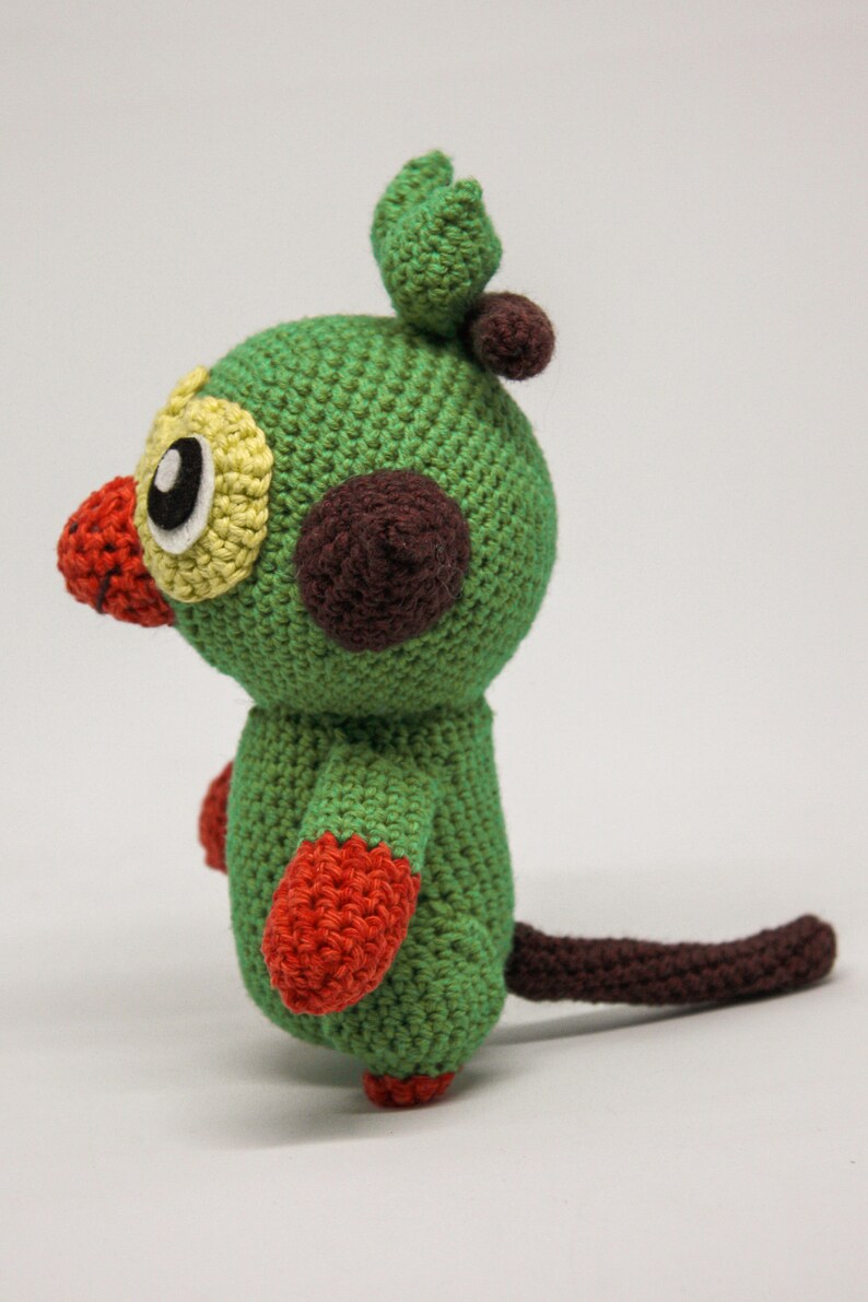 Crochet pattern of Grookey from Pokémon Amigurumi | Etsy