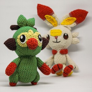Crochet Pattern Bundle of Grookey, Scorbunny and Sobble From pokémon ...