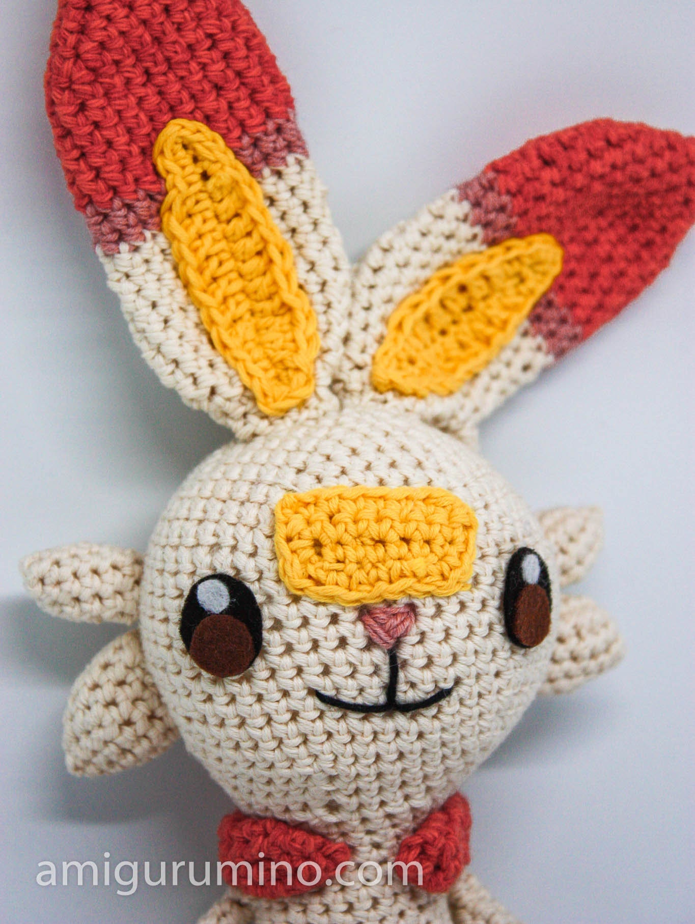 Patrón de crochet de Scorbunny de Pokémon Patrón Amigurumi PDF - Etsy ...