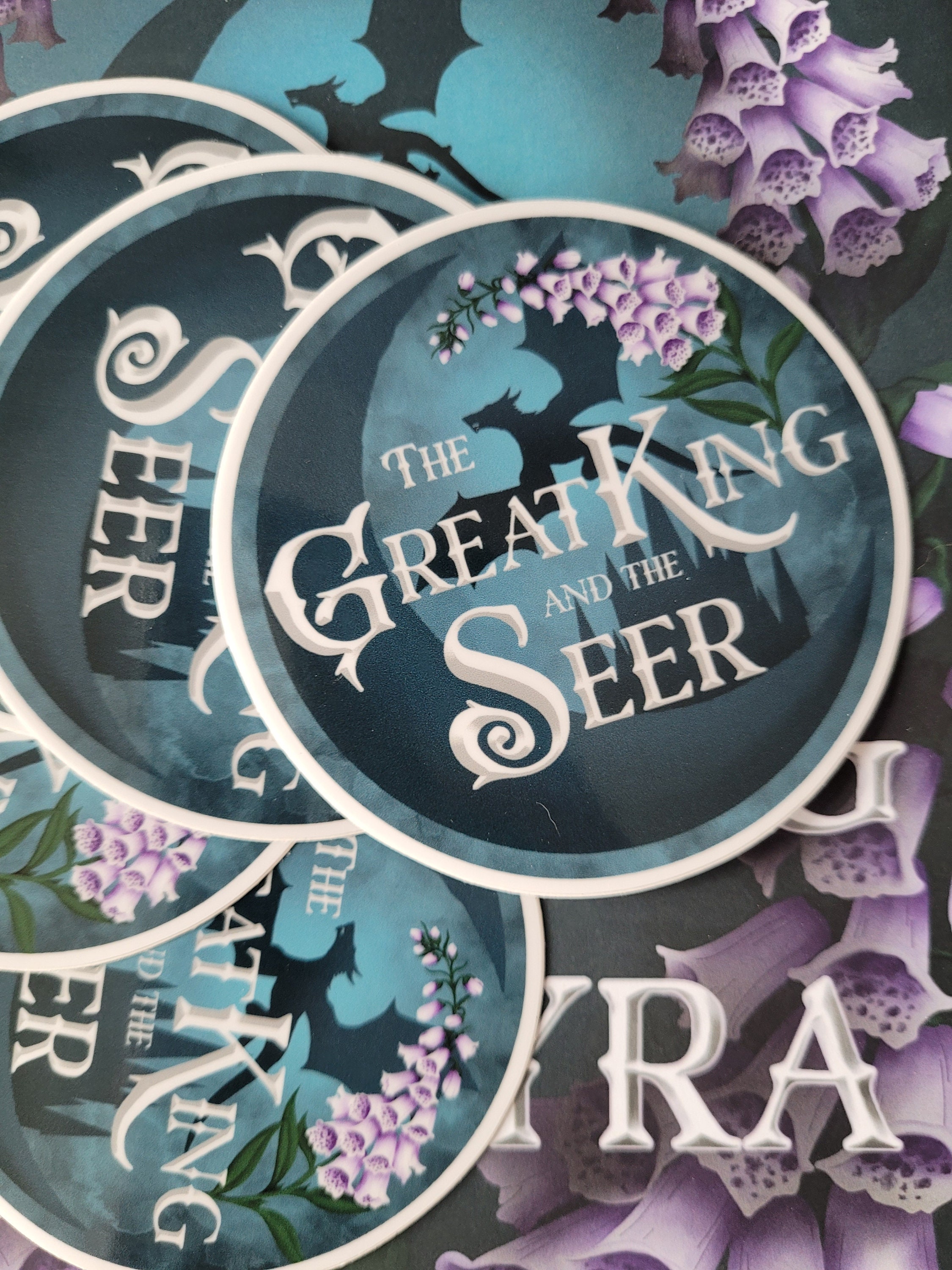 The Great King and the Seer Sticker - Etsy