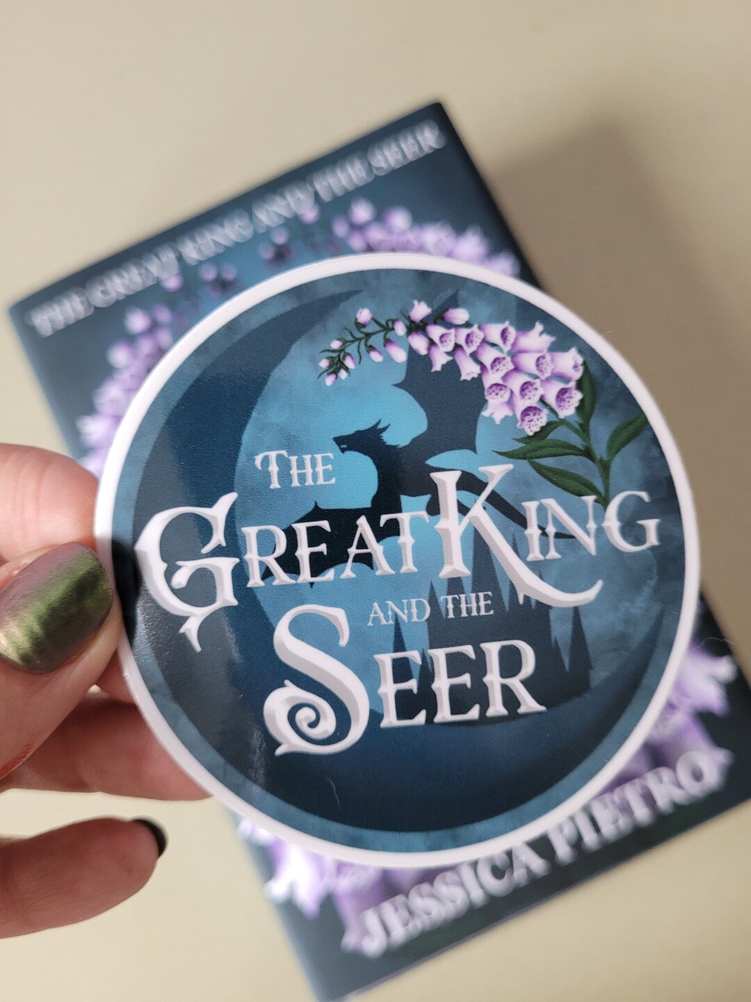 The Great King and the Seer Sticker - Etsy
