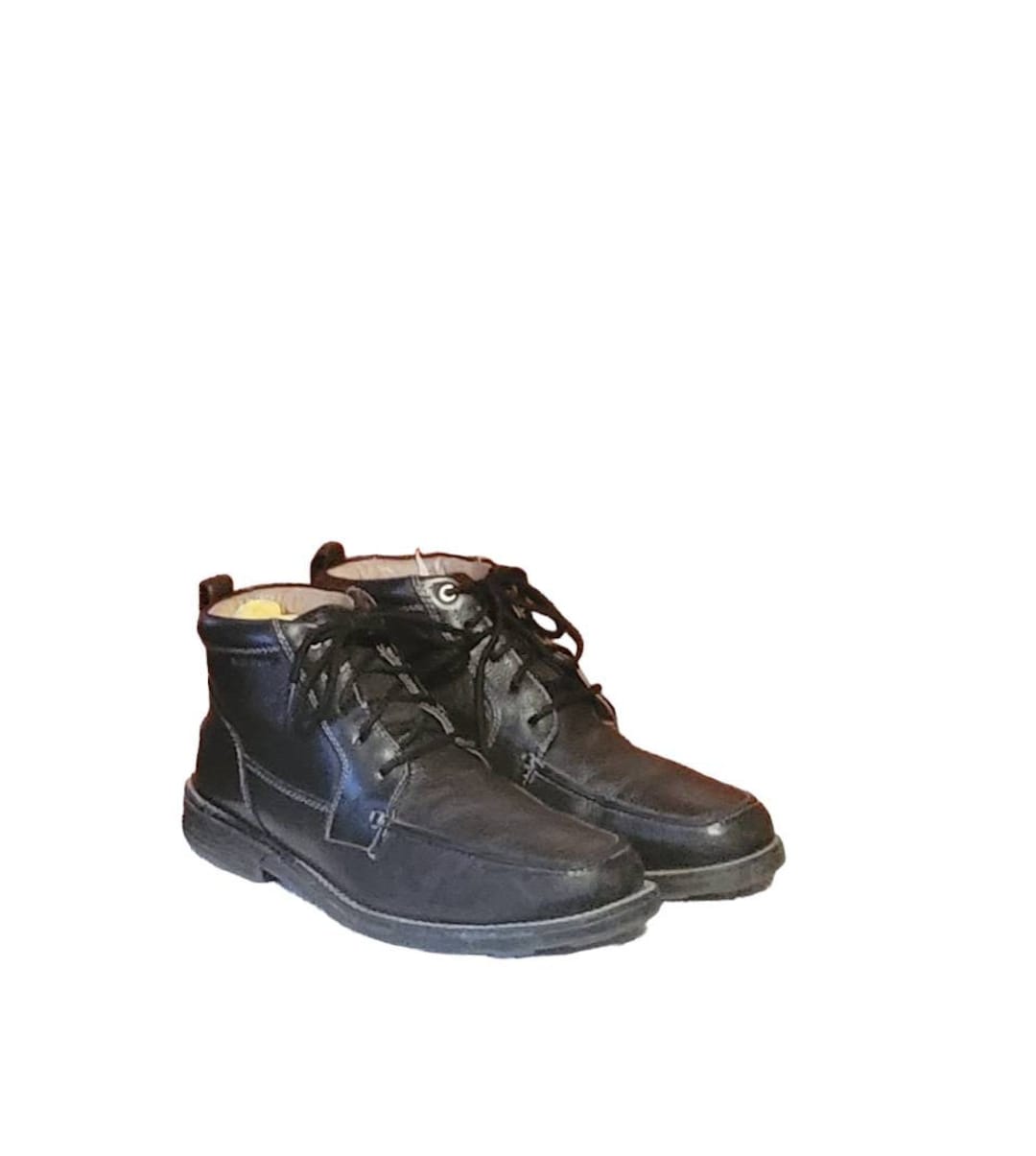 Men Vintage Leather Black Chukka Boots by Florsheim Size 10M/ Men ...