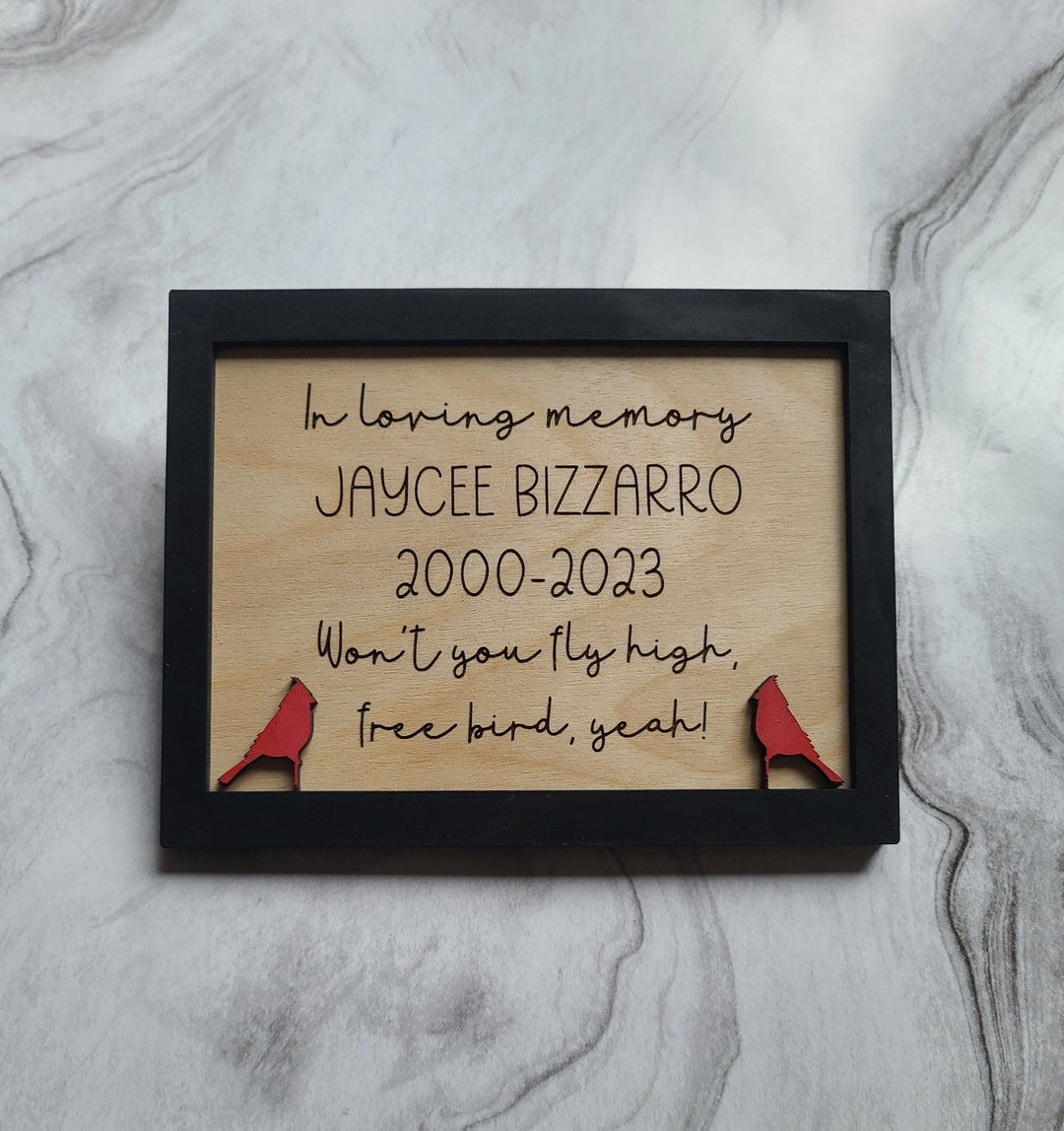 In Loving Memory Cardinal Personalized Memorial Gift, in Loving Memory ...