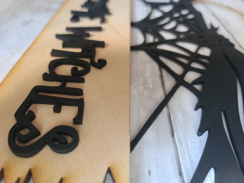 Welcome Witches Halloween Door Sign Halloween Witch Decor - Etsy