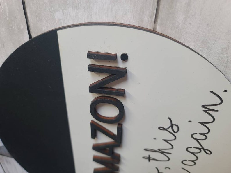 Hi Amazon Yes This House Again Door Sign Funny Delivery Sign - Etsy