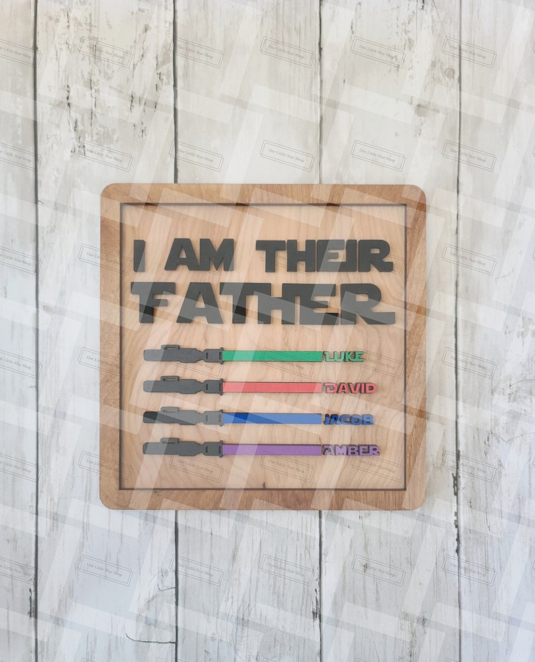 Father's Day Custom Sign, I Am Their Father Sign, I Am Your Father Sign ...