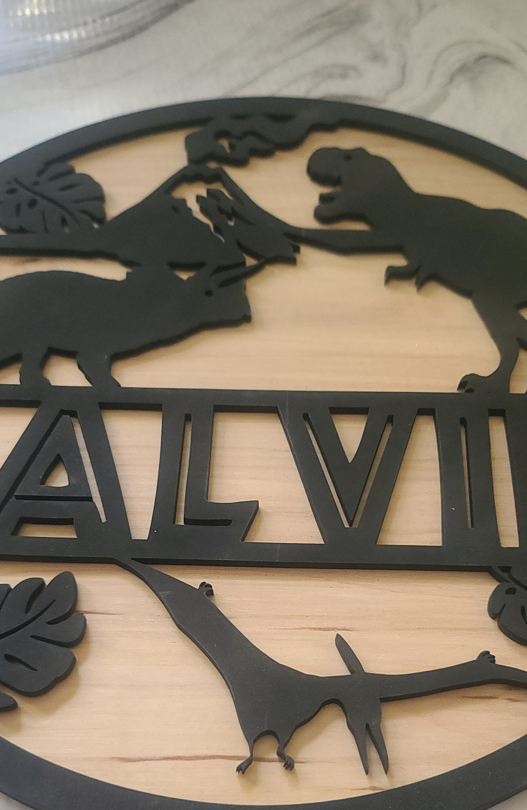 Custom Dinosaur Themed Children's Sign - Etsy