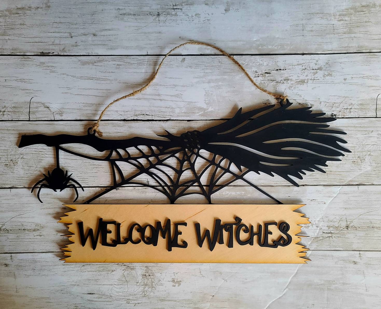 Welcome Witches Halloween Door Sign Halloween Witch Decor - Etsy