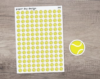 39 Cute Tennis Racket/sport Planner Stickers - Etsy