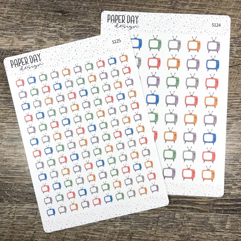 Television Stickers - Etsy