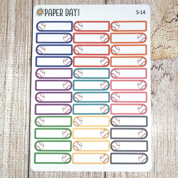 Baseball Stickers - Etsy