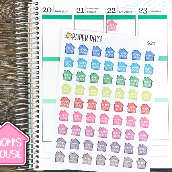Mom Planner Stickers - Etsy