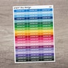 FILL IN BLANK Schedule Label Planner Sticker for Planner or Calendar - Etsy