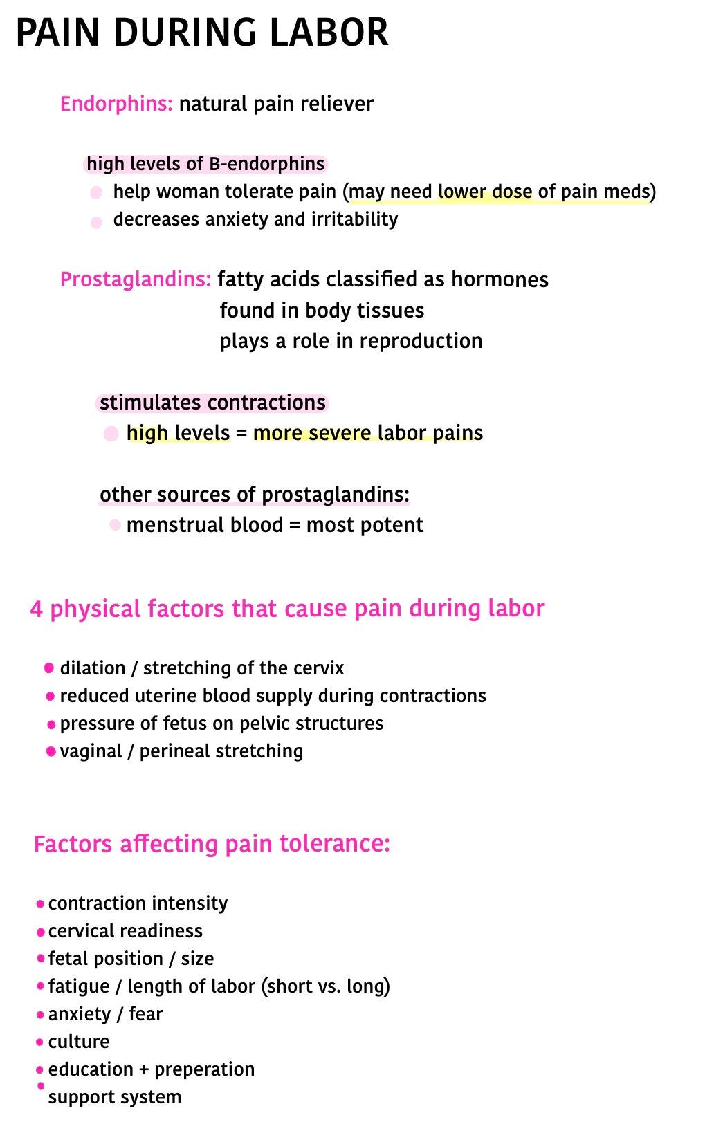 Labor and Delivery Medications, Labor Pain Management, Maternal Nursing ...