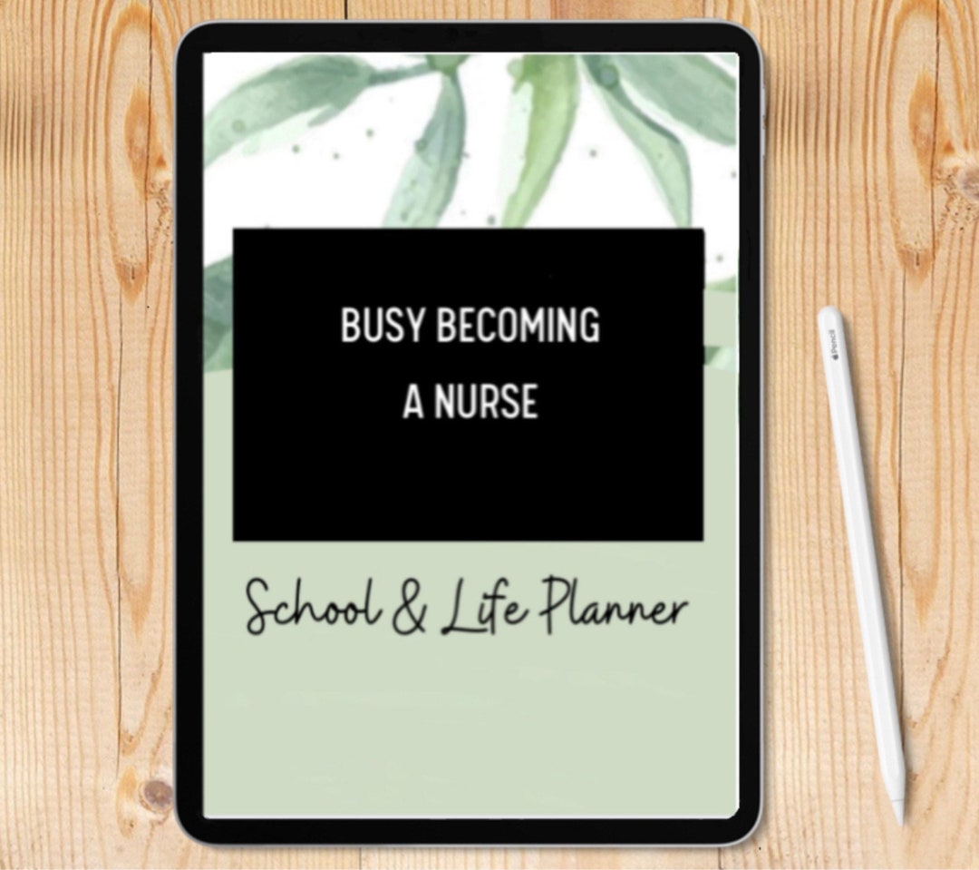 Nursing School Planner, Digital Nursing Planner, Nursing Student ...