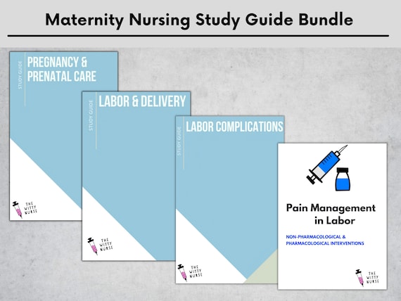 Ob Maternity Nursing Study Guide BUNDLE Labor and Delivery - Etsy