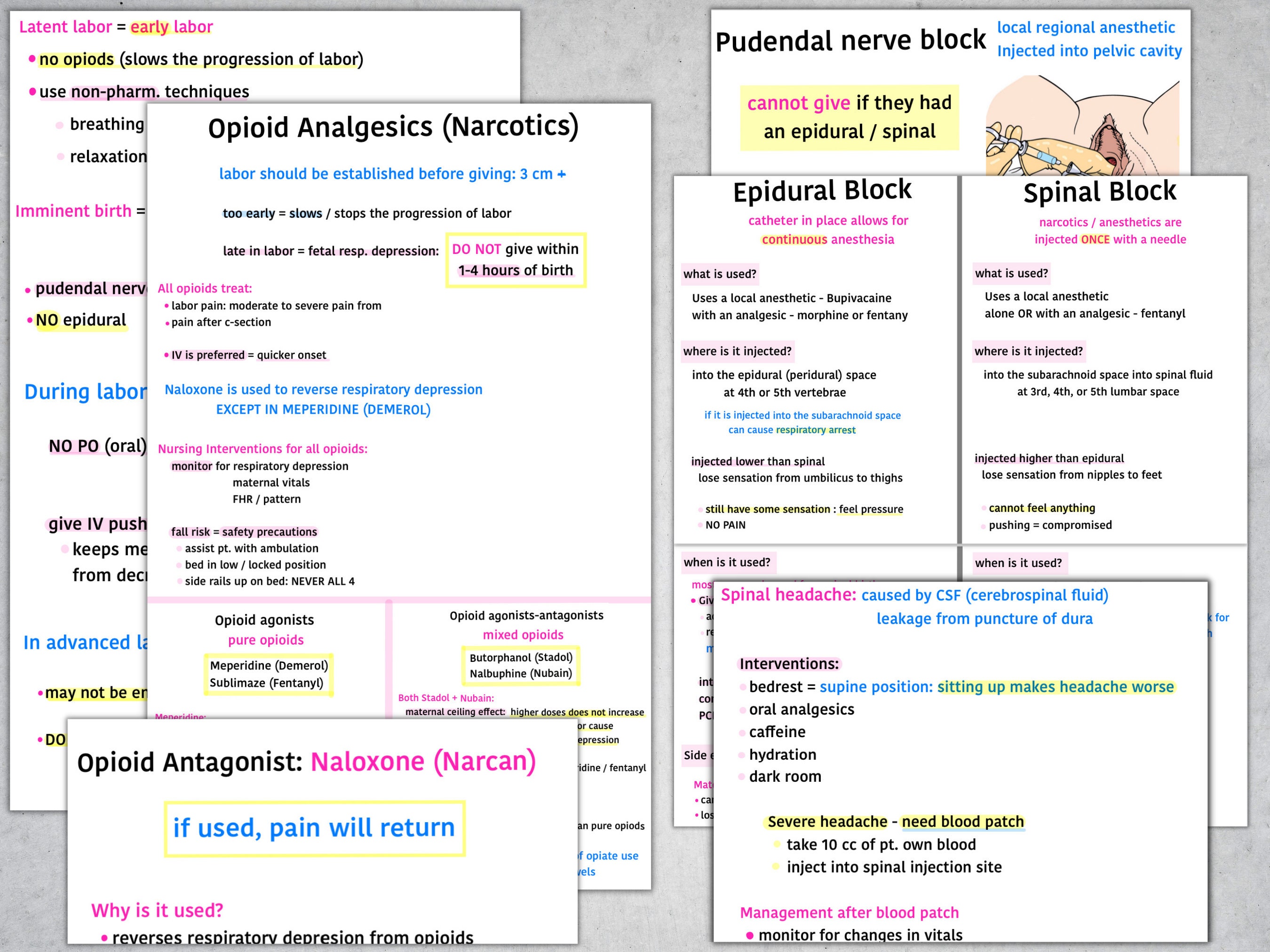 Ob Maternity Nursing Study Guide BUNDLE, Labor and Delivery Nursing ...