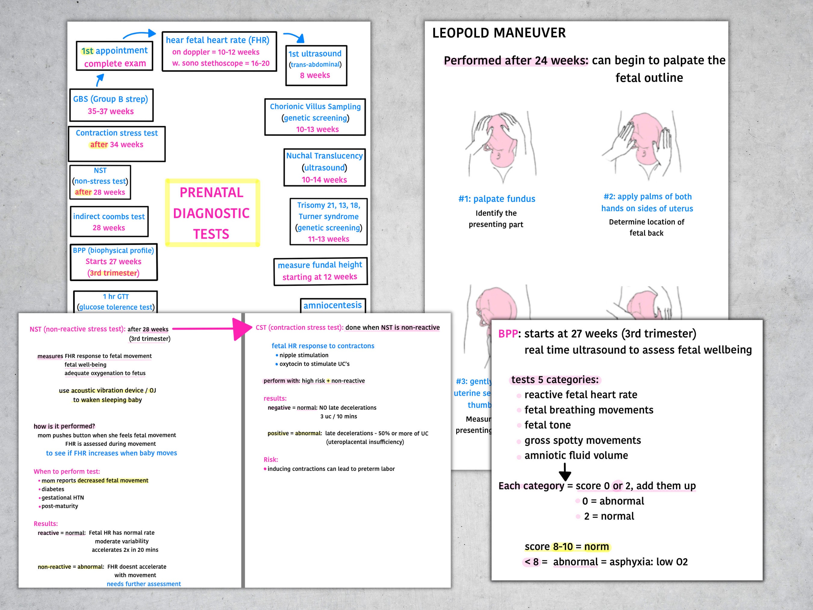 Ob Maternity Nursing Study Guide BUNDLE, Labor and Delivery Nursing ...