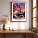 Mississippi Riverboat United States Wall Art – Vintage Steamboat Sunset ...