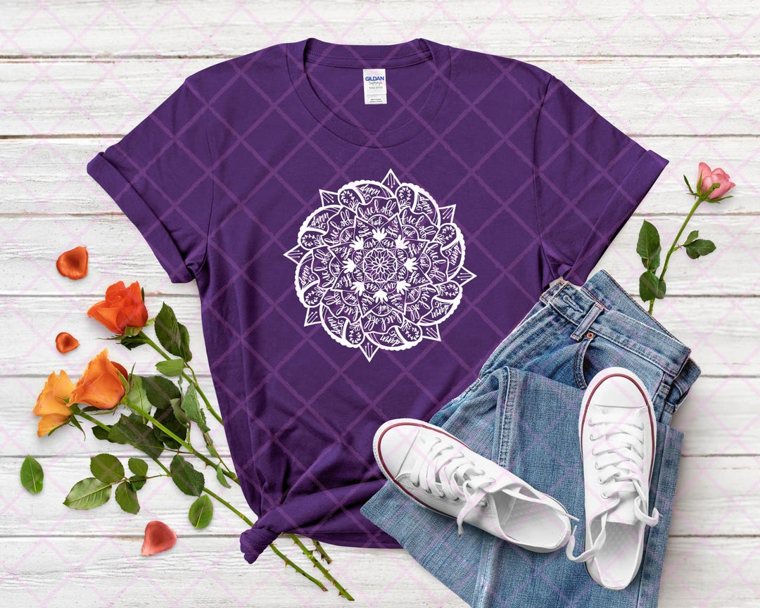 Curse Word Mandala Shirt / Custom Shirt / Funny Swearing Shirt / Adult ...