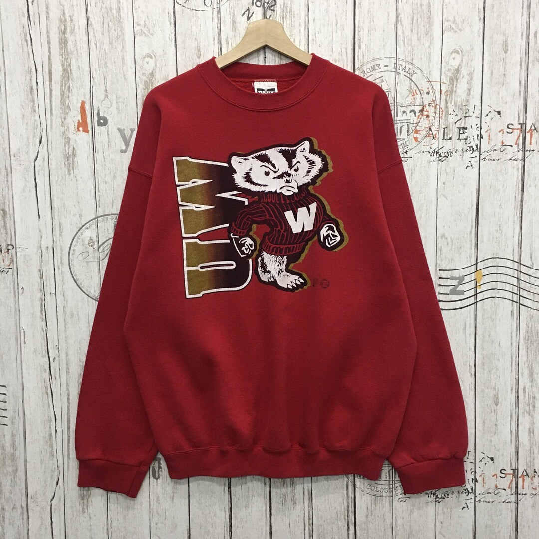 Rare Vintage University of Wisconsin Madison/pullover Jumper/made in ...