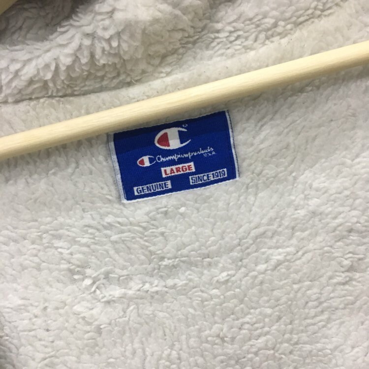 Rare Champion Big Logo Front And Rear Sweater Hooded Size On | Etsy