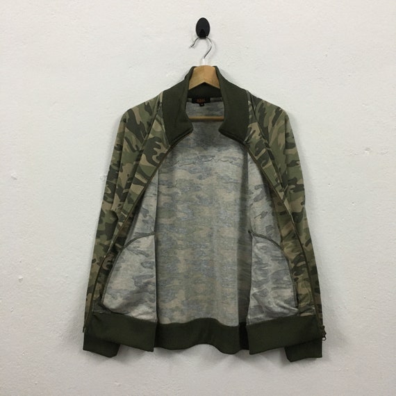 Rare Von Dutch Camo Flying Eye Ball Big Patches Sweat… - Gem