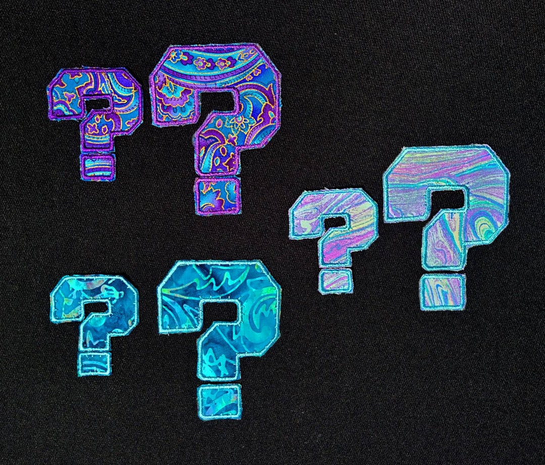 Tipper Question Mark Patches - Etsy
