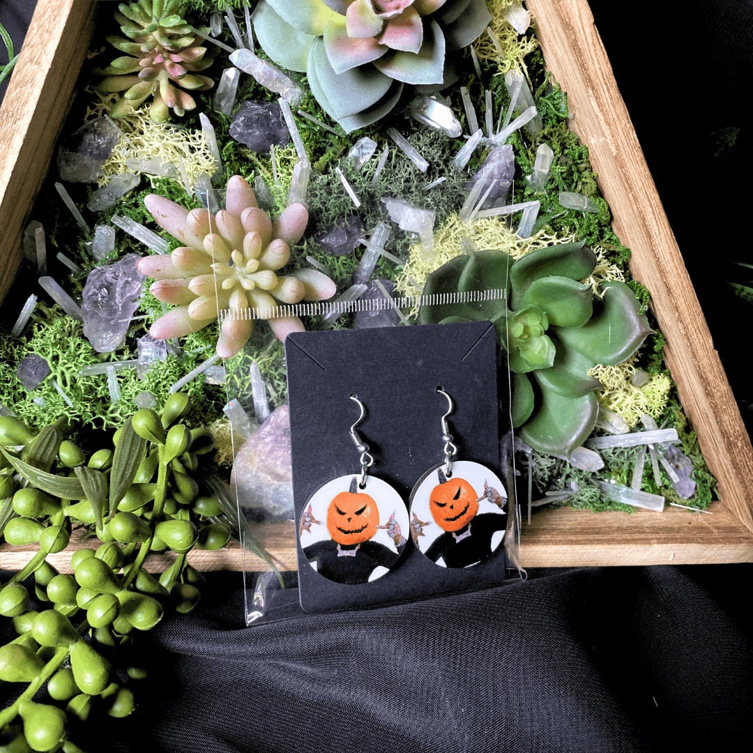 Megan Thee Stallion Halloween Pumpkin Head Earrings - Etsy