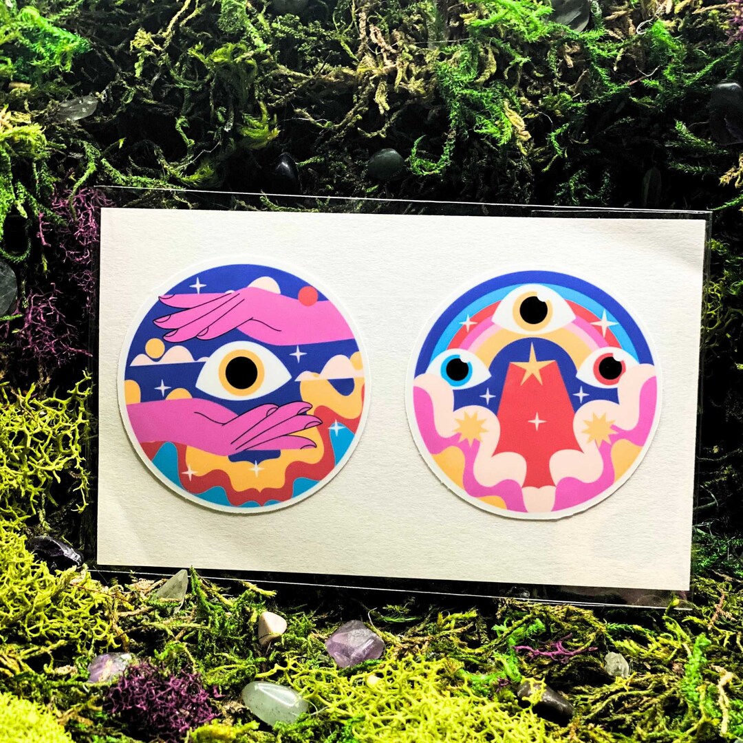 Vibrant Evil Eye Sticker Pack - Etsy