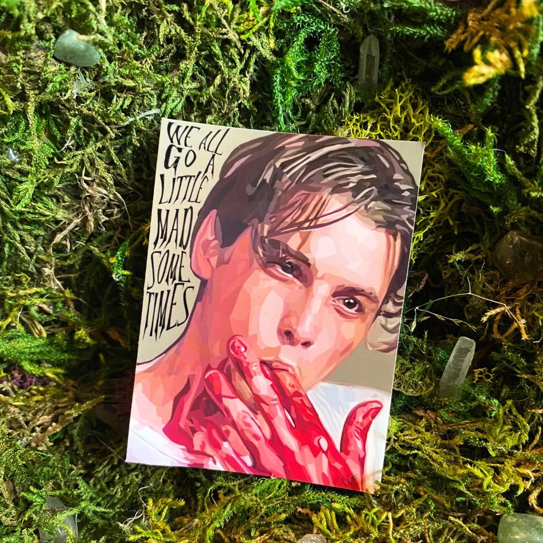 Scream 1996 Saga Horror Movie Billy Loomis Quote Sticker + We All Go A ...