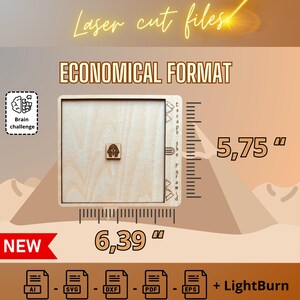 Escape the Pyramid - Laser Cut Wooden Puzzle Game Digital File - Etsy