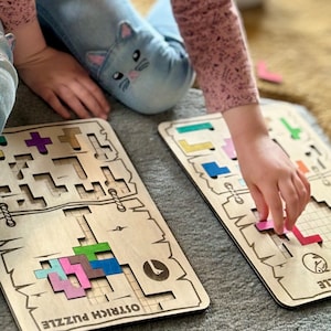 Cat Tetris Puzzle Template - Digital Download for Laser Cutters, DIY ...