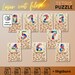 Tetris Numbers Puzzle, Nine Puzzle in One. - Etsy
