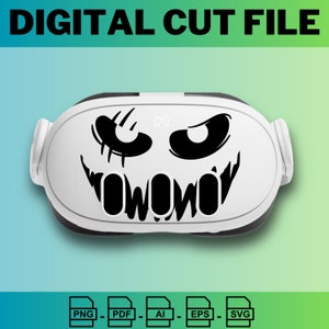 Clown VR Meta Quest 3 Headset Sticker - Digital Cut File for Cricut - Etsy