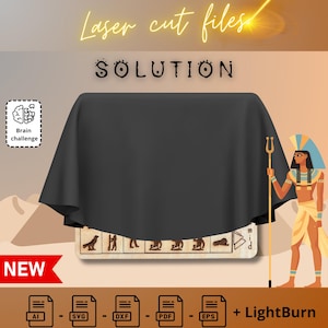 Escape the Pyramid - Laser Cut Wooden Puzzle Game Digital File - Etsy