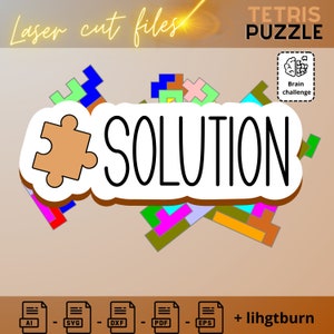 Tetris Chess Piece Puzzle, Six Puzzle in One. - Etsy