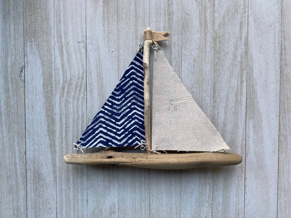 Driftwood Sailboat Sailboat Rustic Sailboat. Nautical Decor | Etsy