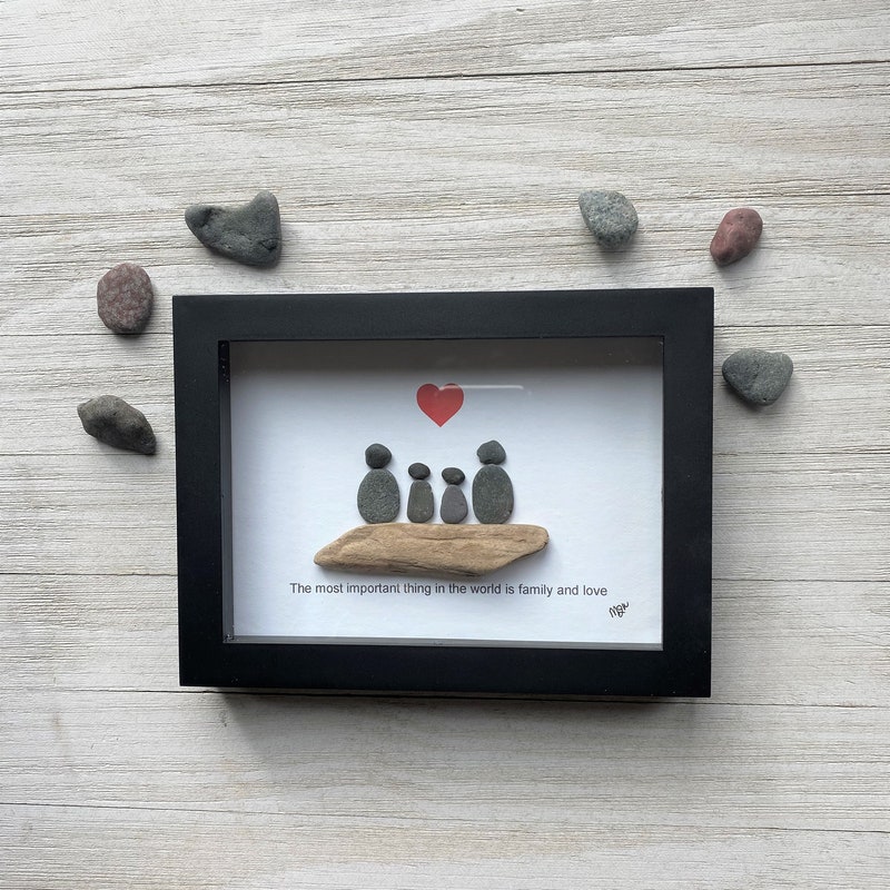 Pebble Art Family - Etsy
