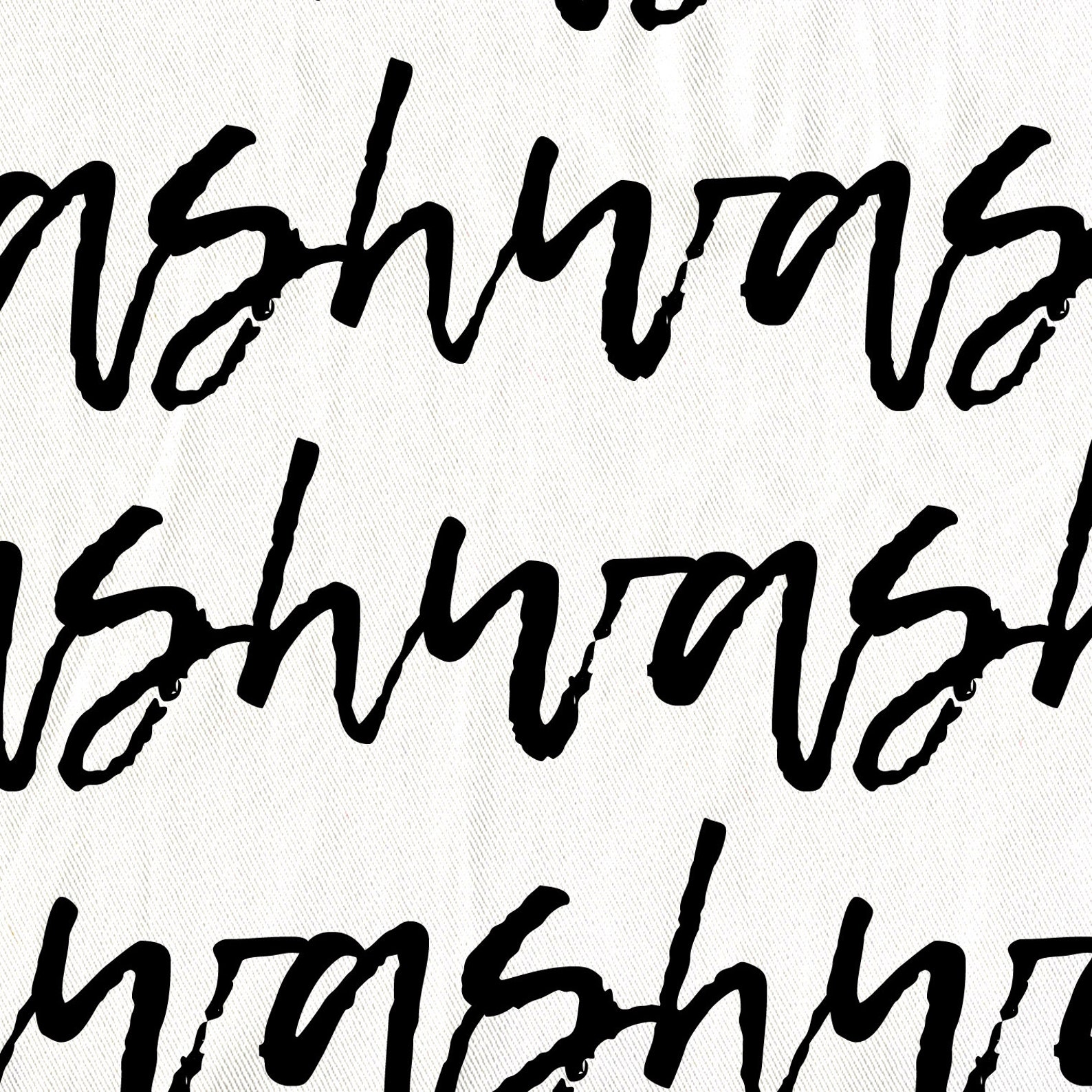 Cursive Text wash Typographic Caligraphy Stripes | Etsy